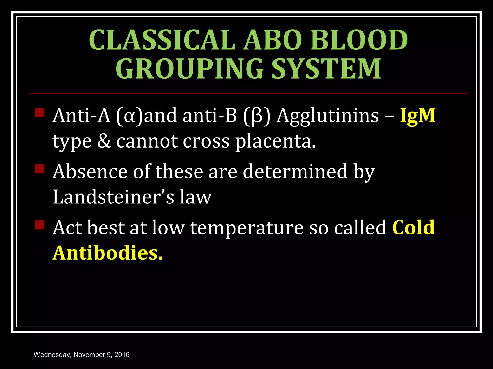 BLOOD GROUP SYSTEM | PPT