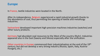 2. The spread of industrialisation | PPTX
