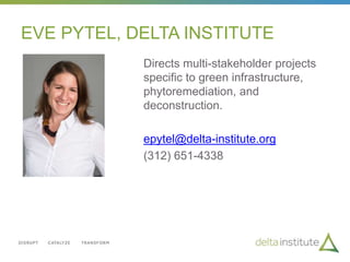 Green Infrastructure and Community Forestry: Creating a Virtuous Circle ...