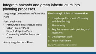 Green Infrastructure for Regional Resilience | PPTX