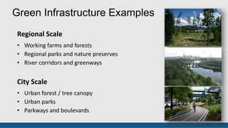 Green Infrastructure for Regional Resilience | PPTX