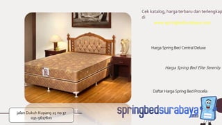spring bed bigland dewasa | PPTX