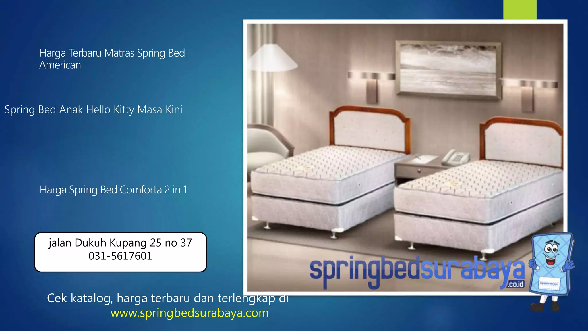 spring bed harga 1 jutaan | PPT