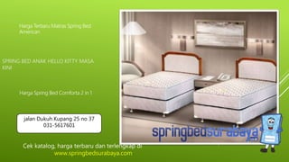 jenis spring bed latex | PPTX