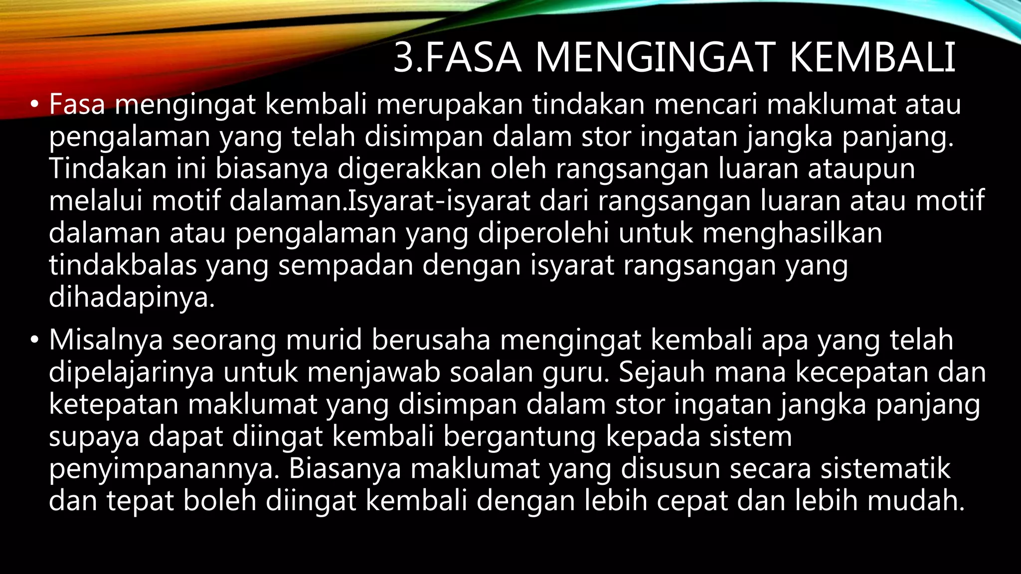 2.3 ingatan dan lupaan | PPTX