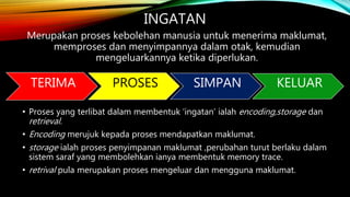 2.3 ingatan dan lupaan | PPTX