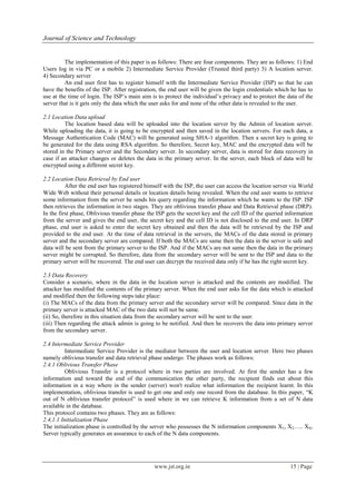 Privacy Preservation And Data Security In Location Based Services | PDF