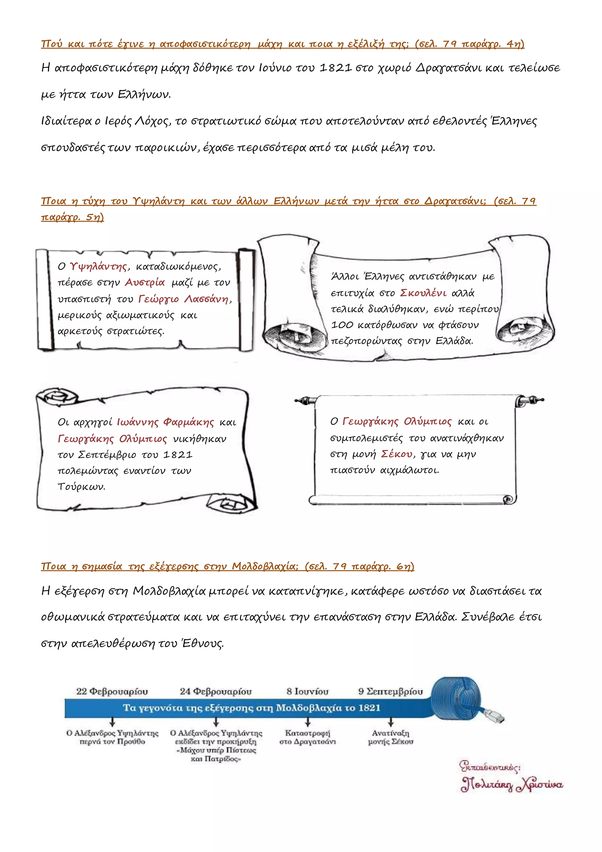 Η εξέγερση στη Μολδοβλαχία | DOCX