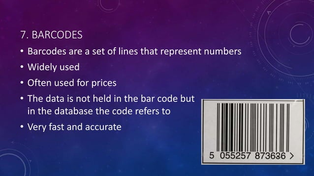 2.2 direct data entry devices | PPTX | Computing | Technology & Computing