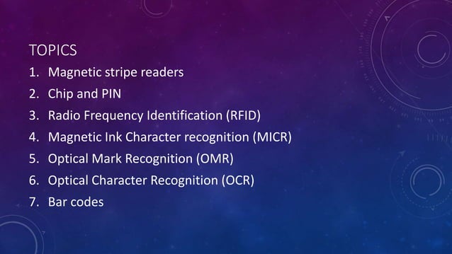 2.2 direct data entry devices | PPTX | Computing | Technology & Computing