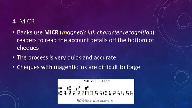 2.2 direct data entry devices | PPTX | Computing | Technology & Computing