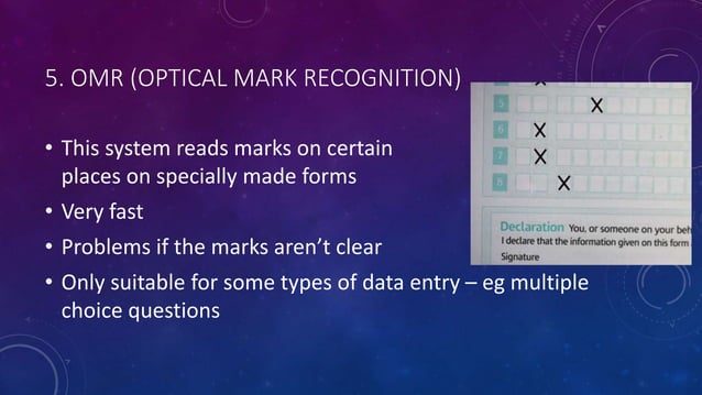 2.2 direct data entry devices | PPTX | Computing | Technology & Computing