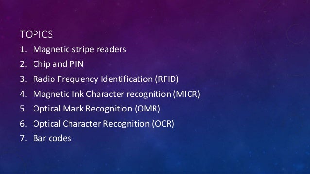 2.2 direct data entry devices