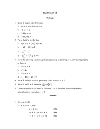 ANALISIS RIIL 1 2.1 ROBERT G BARTLE | PDF
