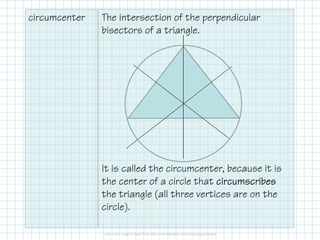 Perpendicular Bisector Triangle