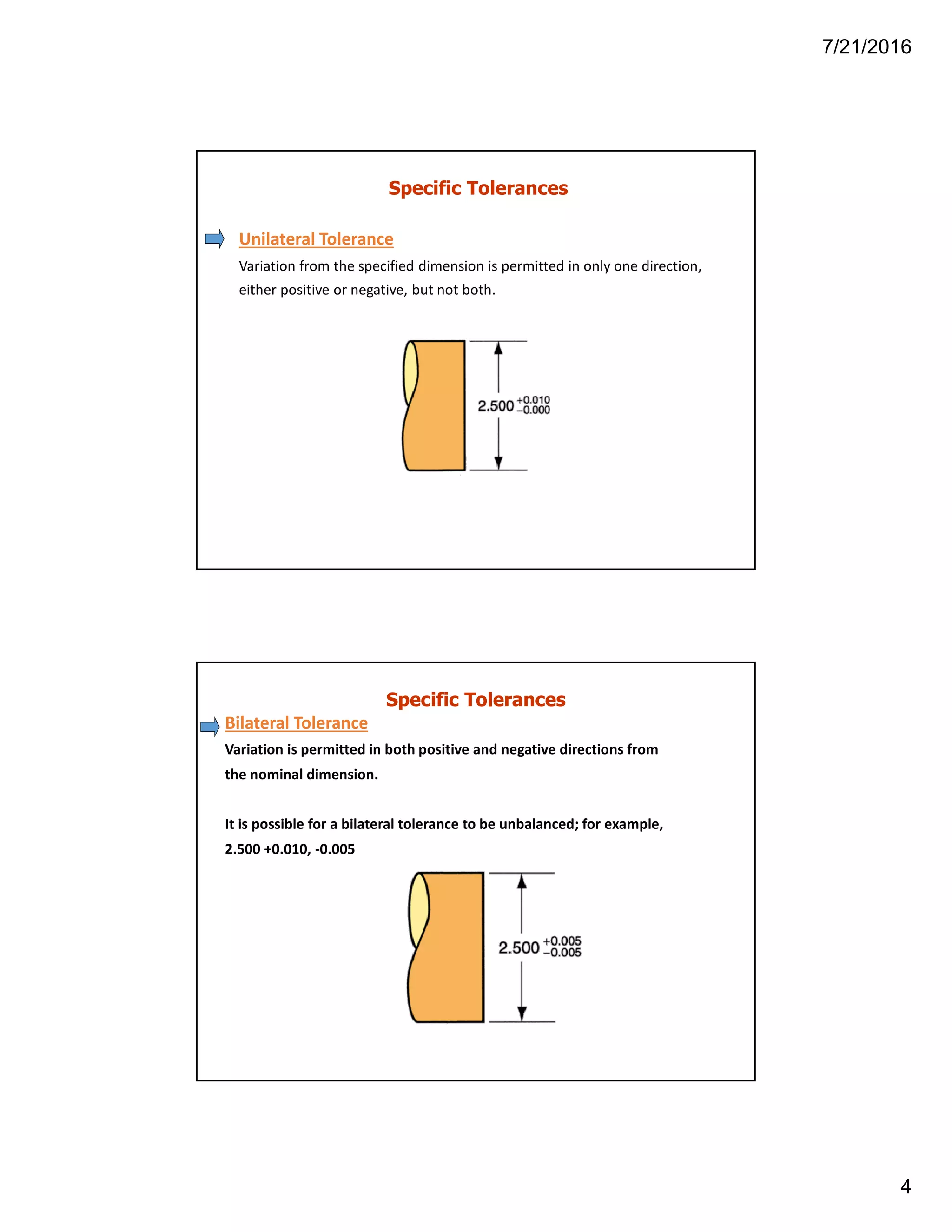 2.3 limit,fits,tolerance & gauges | PDF