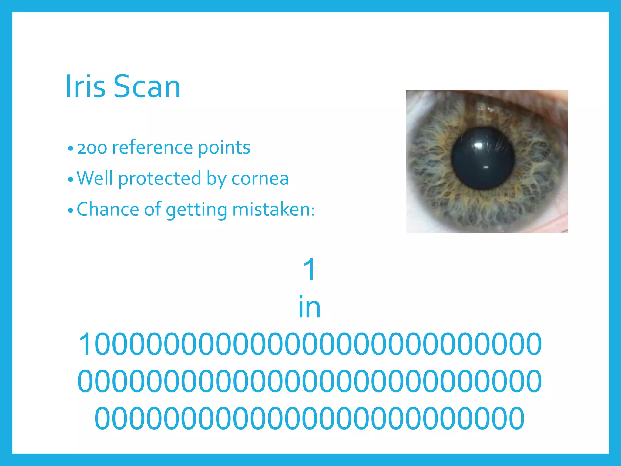 Introduction to Bio-metrics and it's types | PPTX