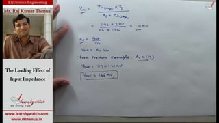 2.2.6 the loading effect of input impedance | PPTX