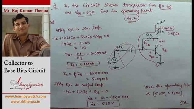 2.1.6 bjt biasing | PPTX