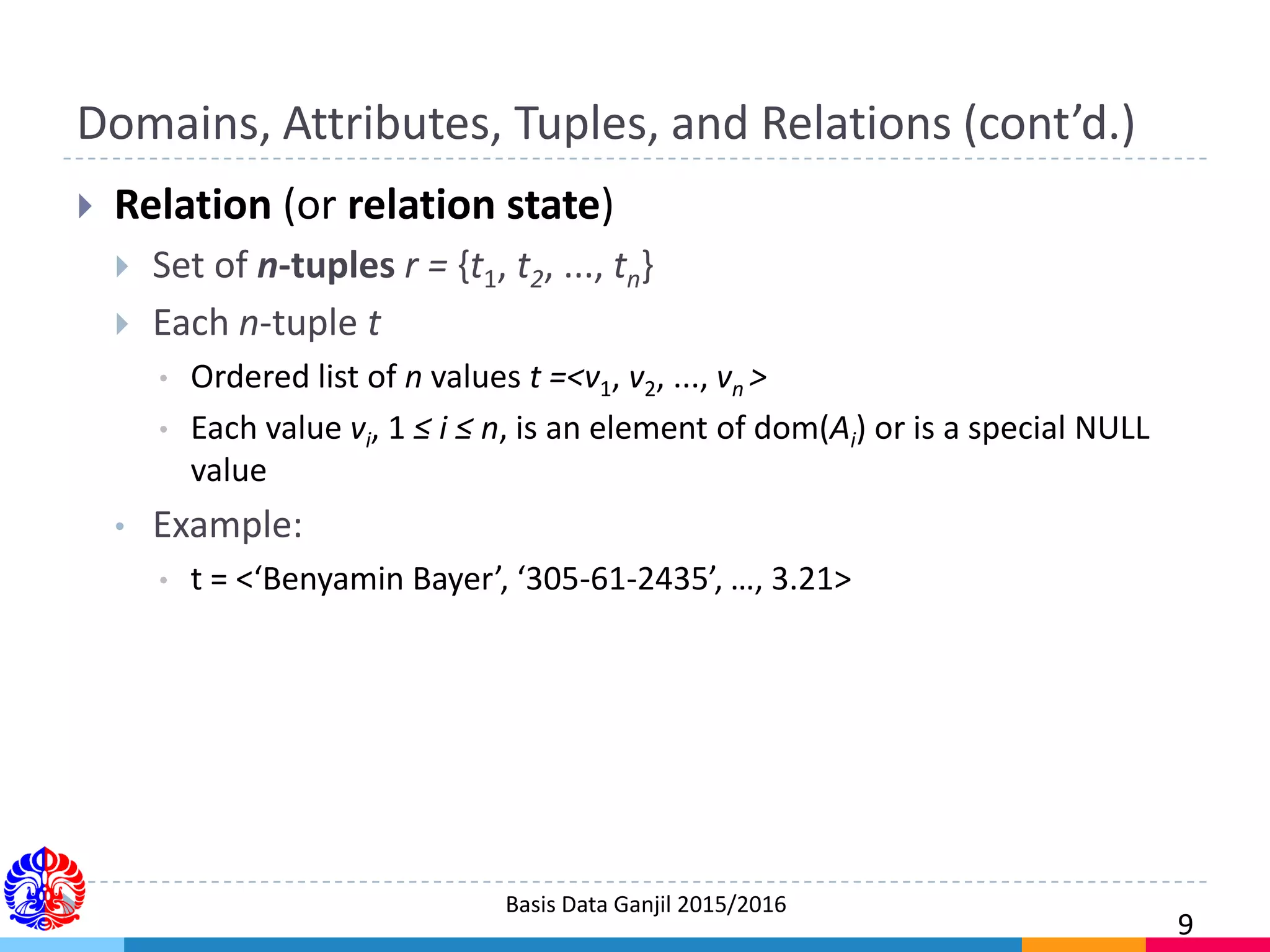 2. relational model_150903 | PPT