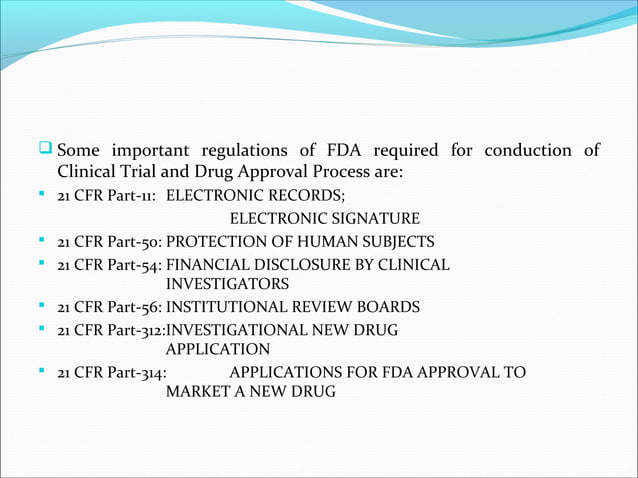 Regulations, guidelines & ethics in clinical research | PPT ...