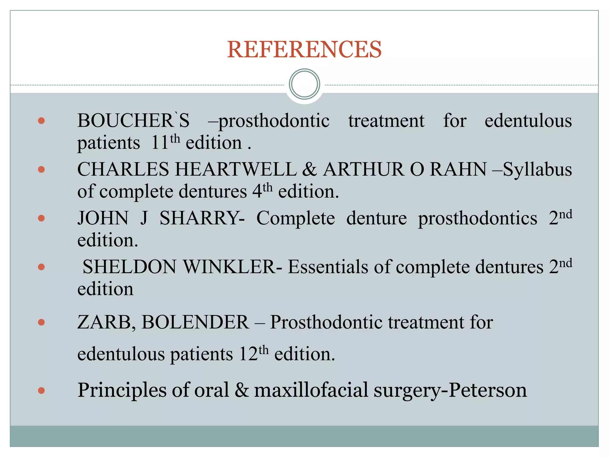 Pre Prosthetic Surgery | PPTX