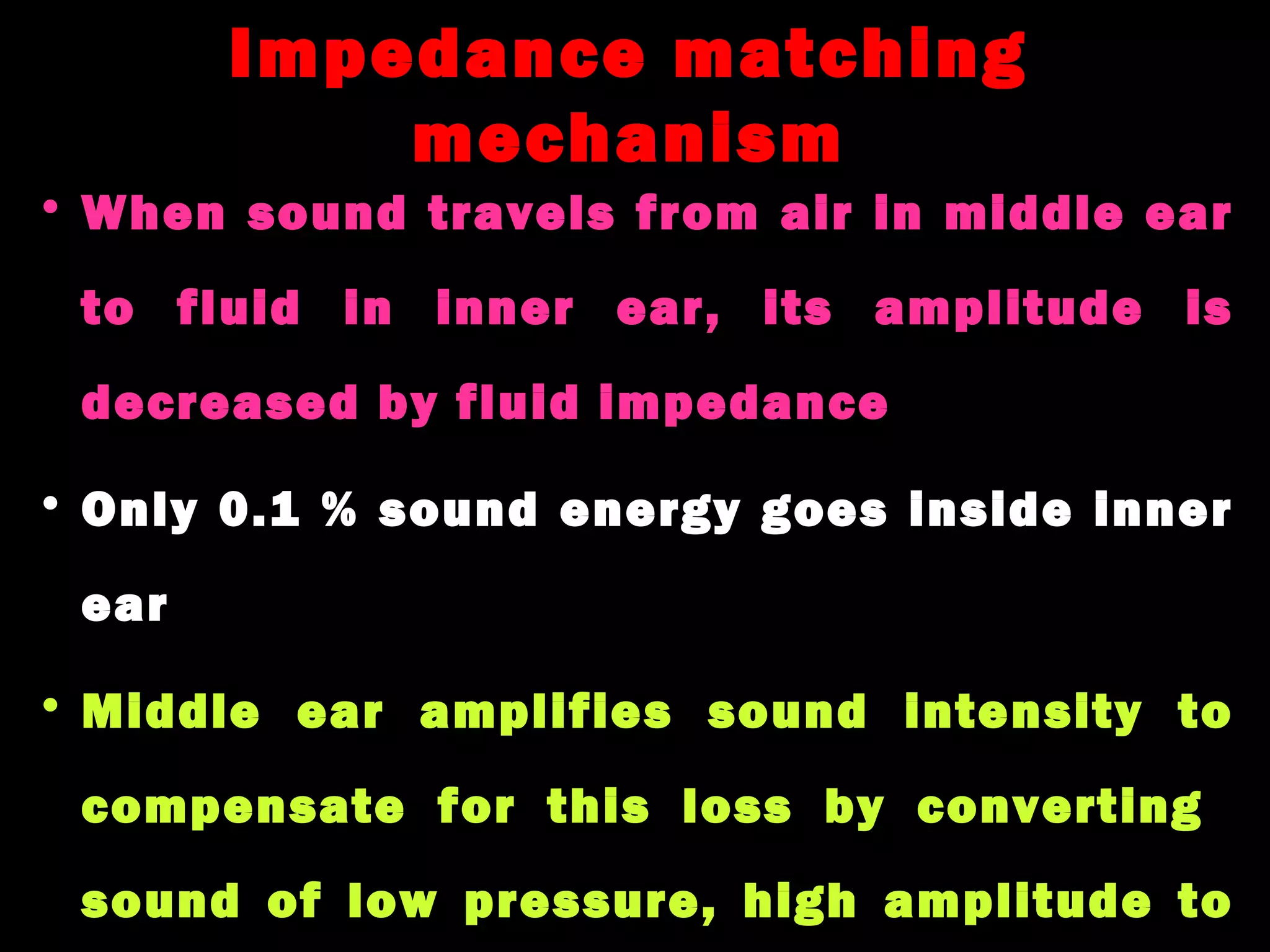 Physiology of hearing and balance | PPT