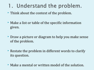 2.3 problem solving strategies | PPT