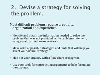 2.3 problem solving strategies | PPT