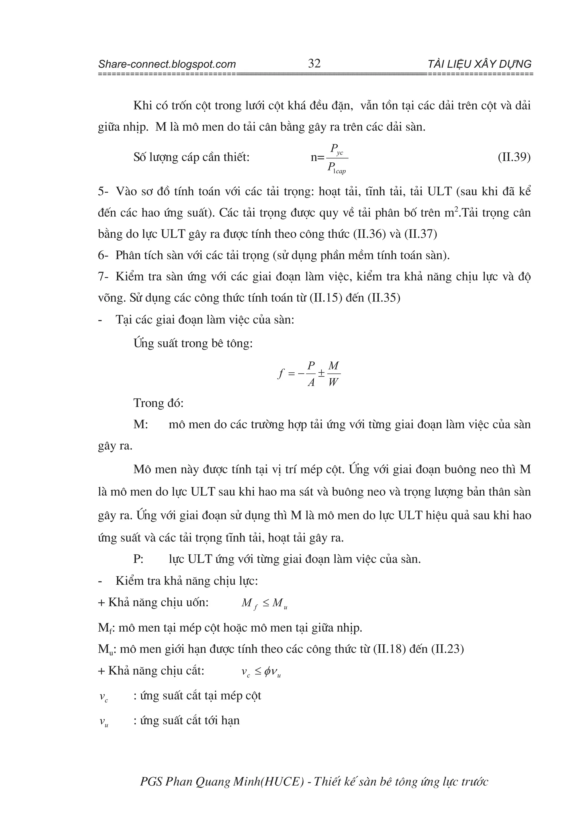 2. thiet ke san betong ung luc truoc phan quang minh | PDF