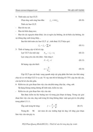 2. thiet ke san betong ung luc truoc phan quang minh | PDF