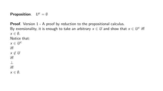 2.2 Properties of union, intersection and complement | PDF