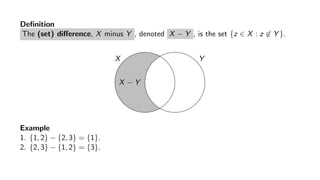 2.3 Set difference | PPT