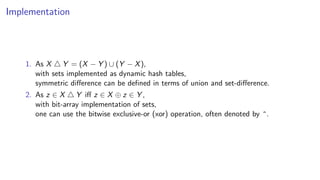 2.4 Symmetric difference | PDF
