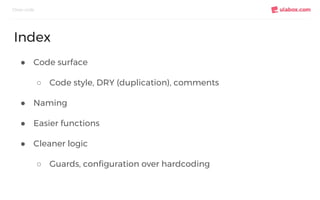 Introduction to Clean Code | PDF