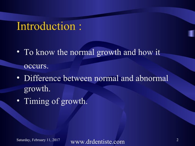 growth & development in orthodontics | PPT | Bone and Joint Conditions ...