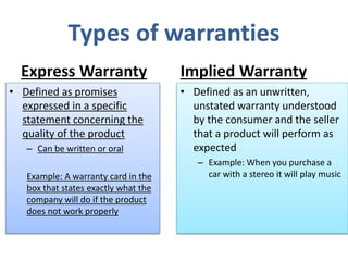 2.06 grades, standards, warranties | PPT