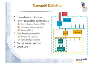 Modelling DC smart nanogrids for local power distribution | PDF