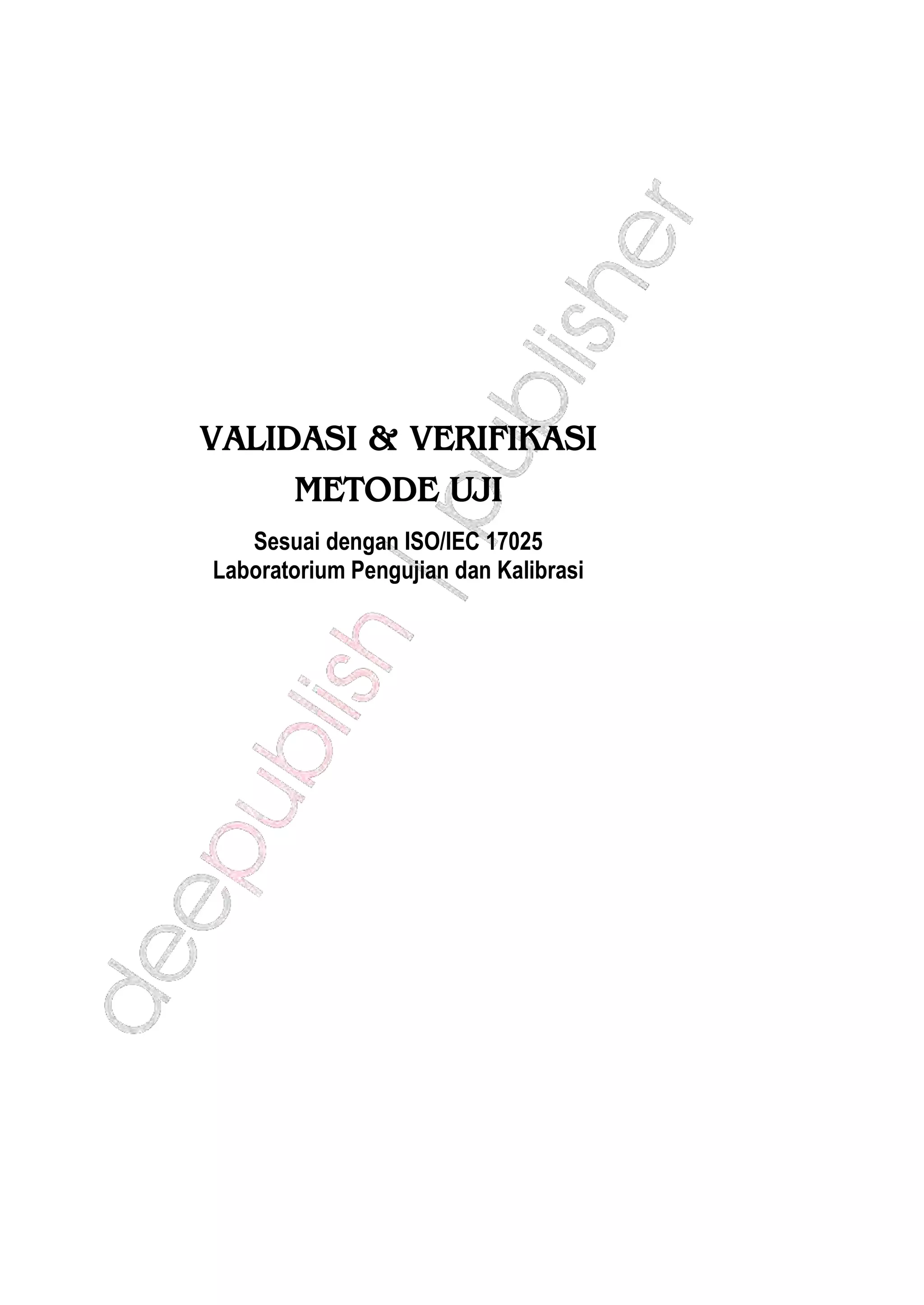 2. buku validasi metode ok | PDF