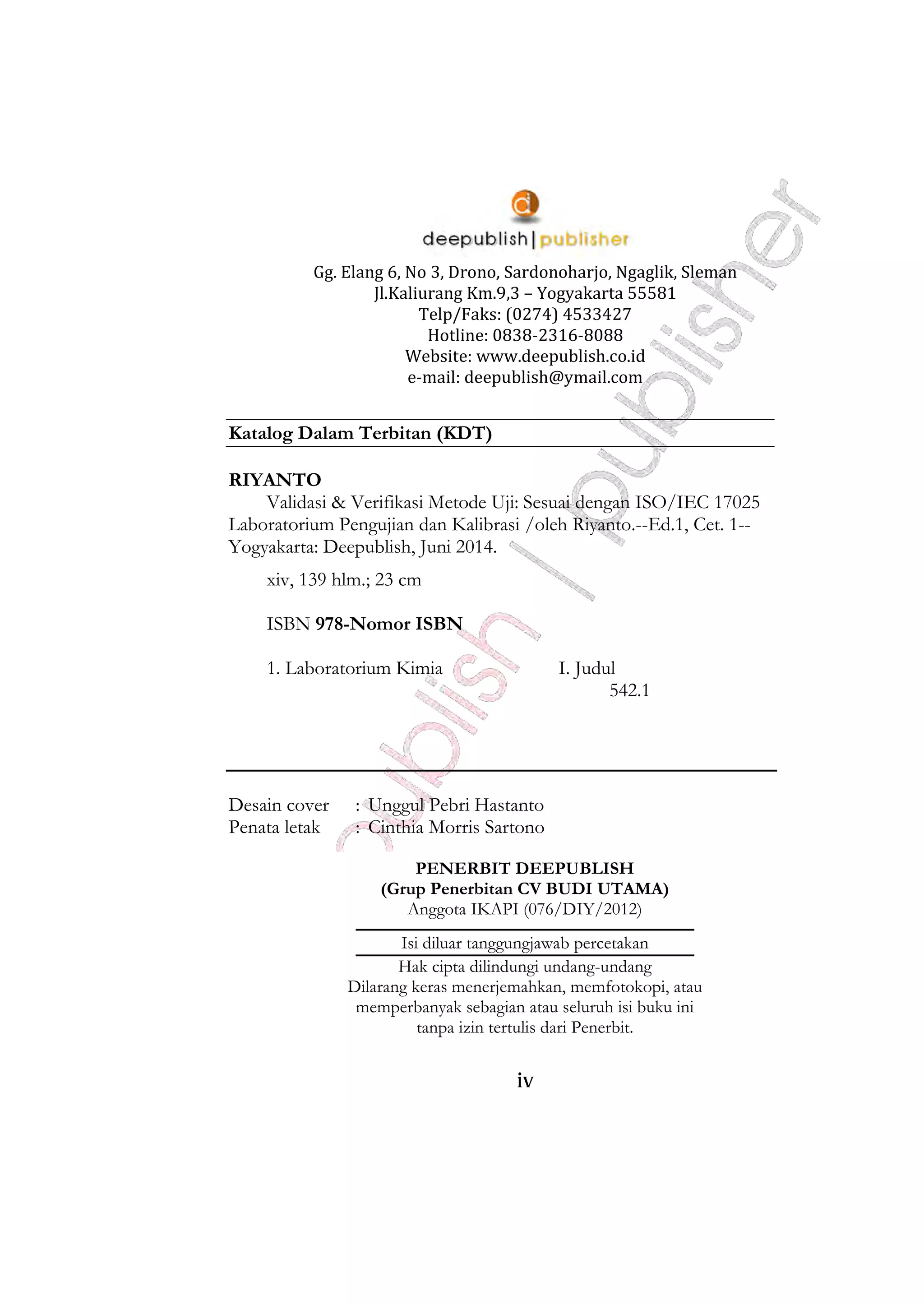 2. buku validasi metode ok | PDF