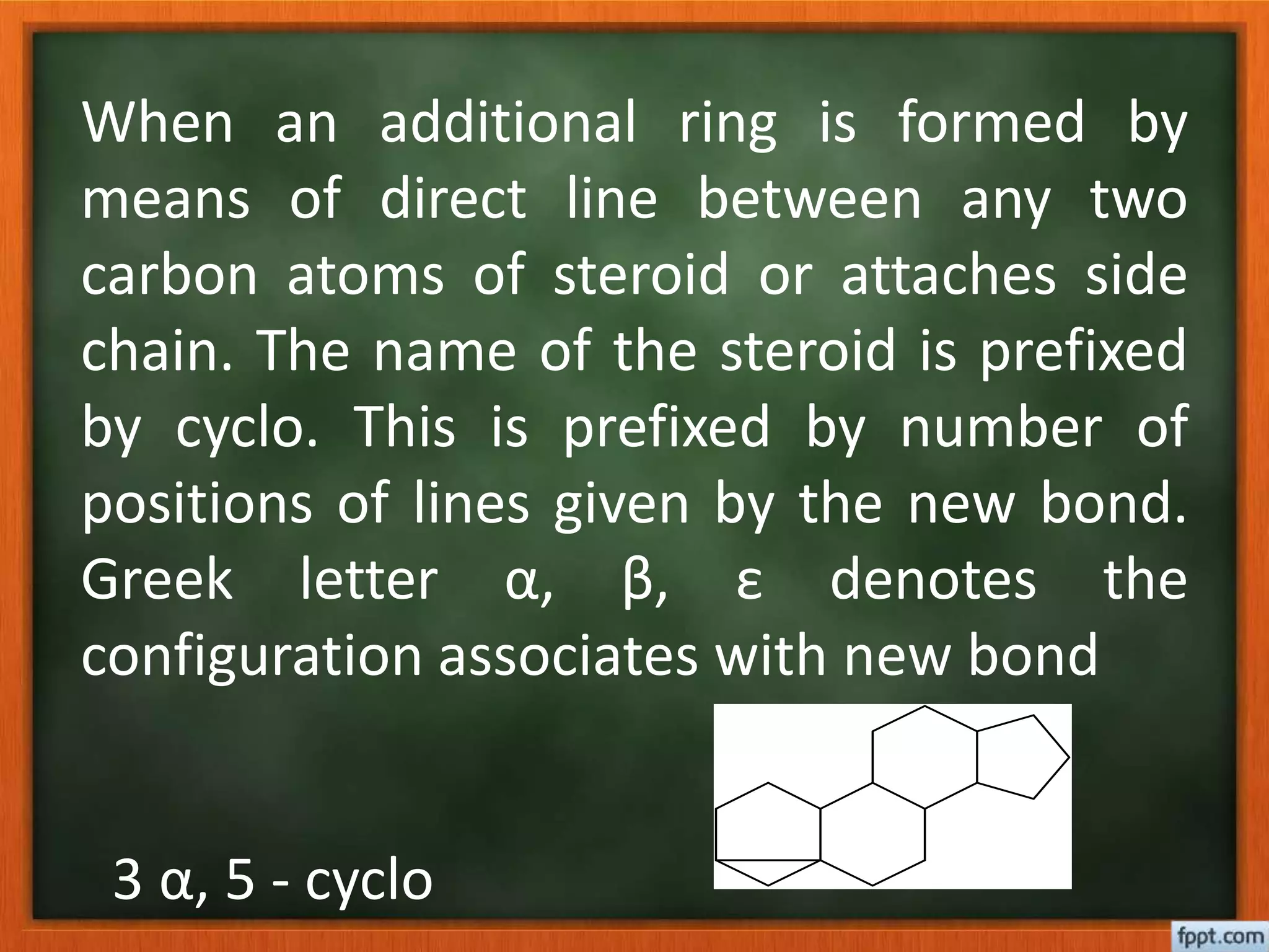 2.nomenclature of steroids | PPTX