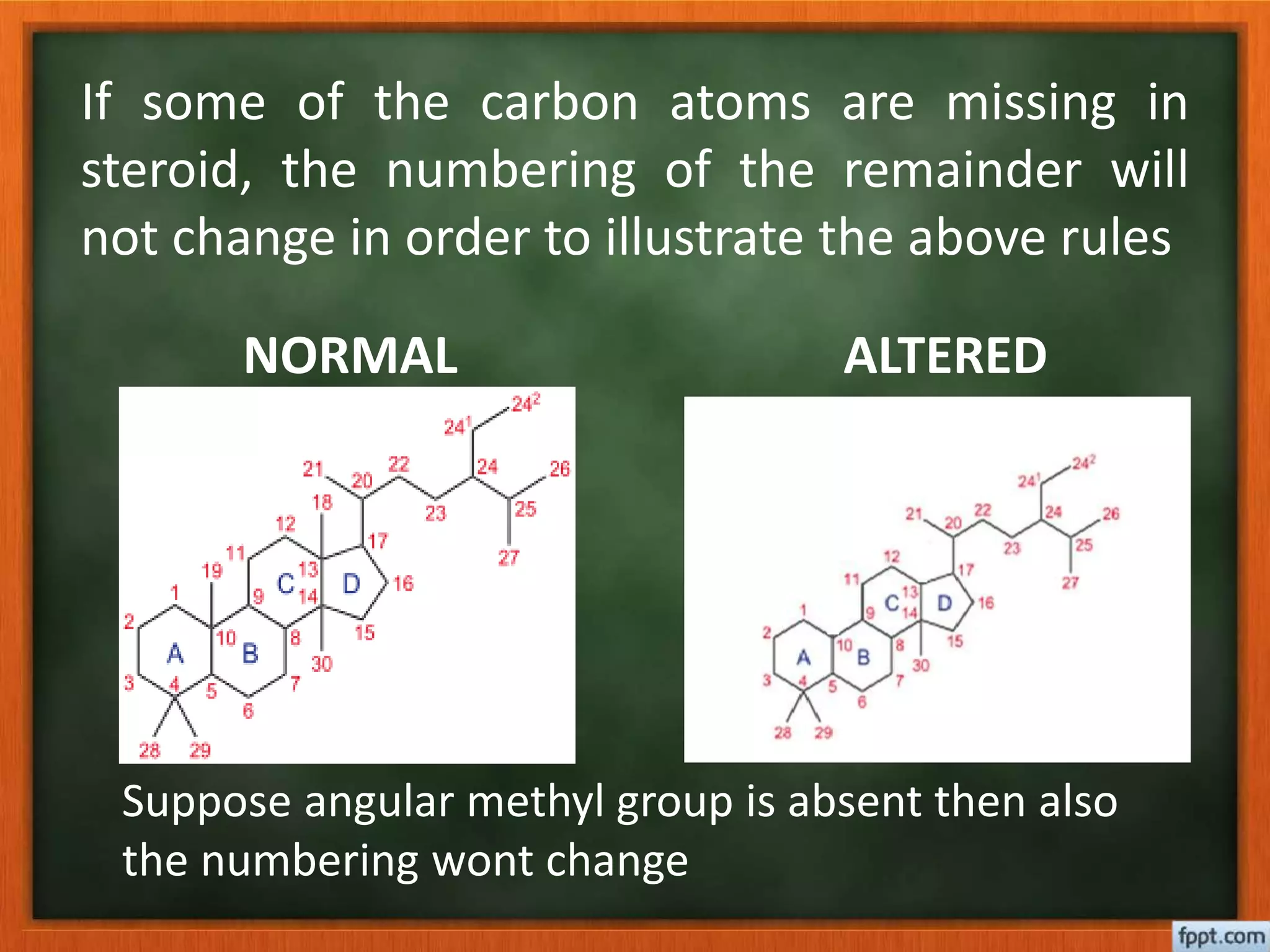 2.nomenclature of steroids | PPTX