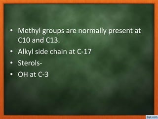 2.nomenclature of steroids | PPTX
