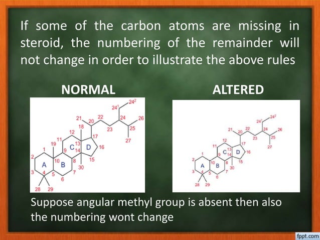 2.nomenclature of steroids | PPTX | Chemistry | Science