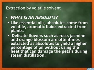 2.Extraction of terpenoids | PPTX
