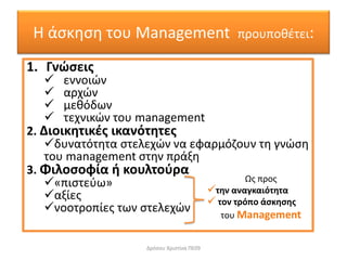 2.4 Οι Συντελεστές του Management | PDF