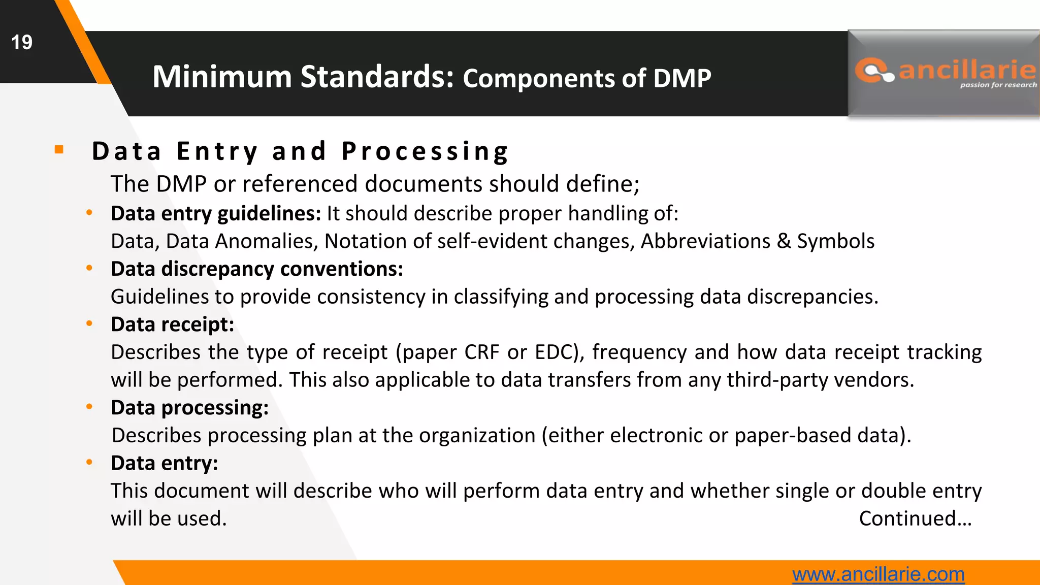 Data management plan (important components and best practices) final v 1.0 | PDF