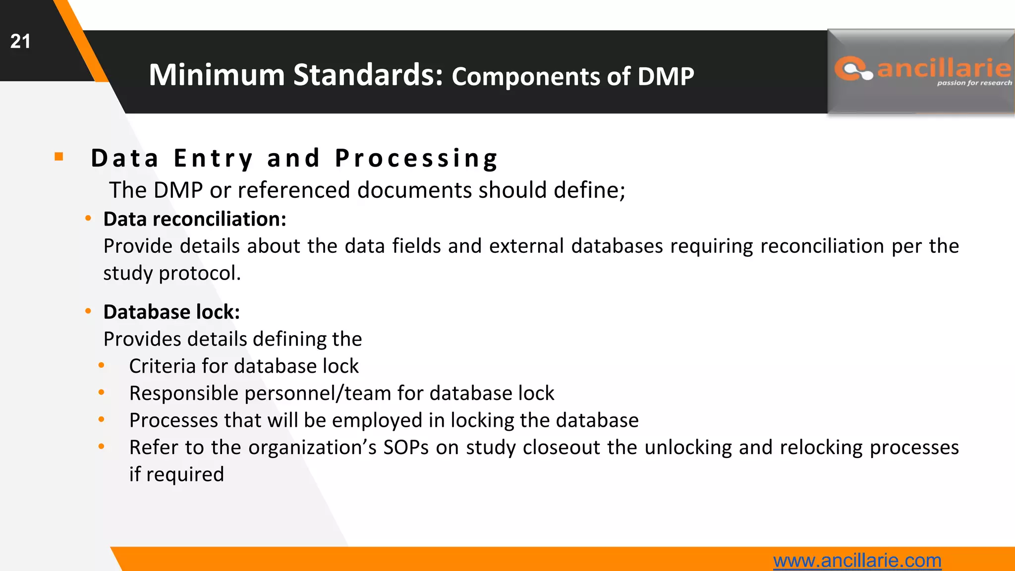 Data management plan (important components and best practices) final v 1.0 | PDF