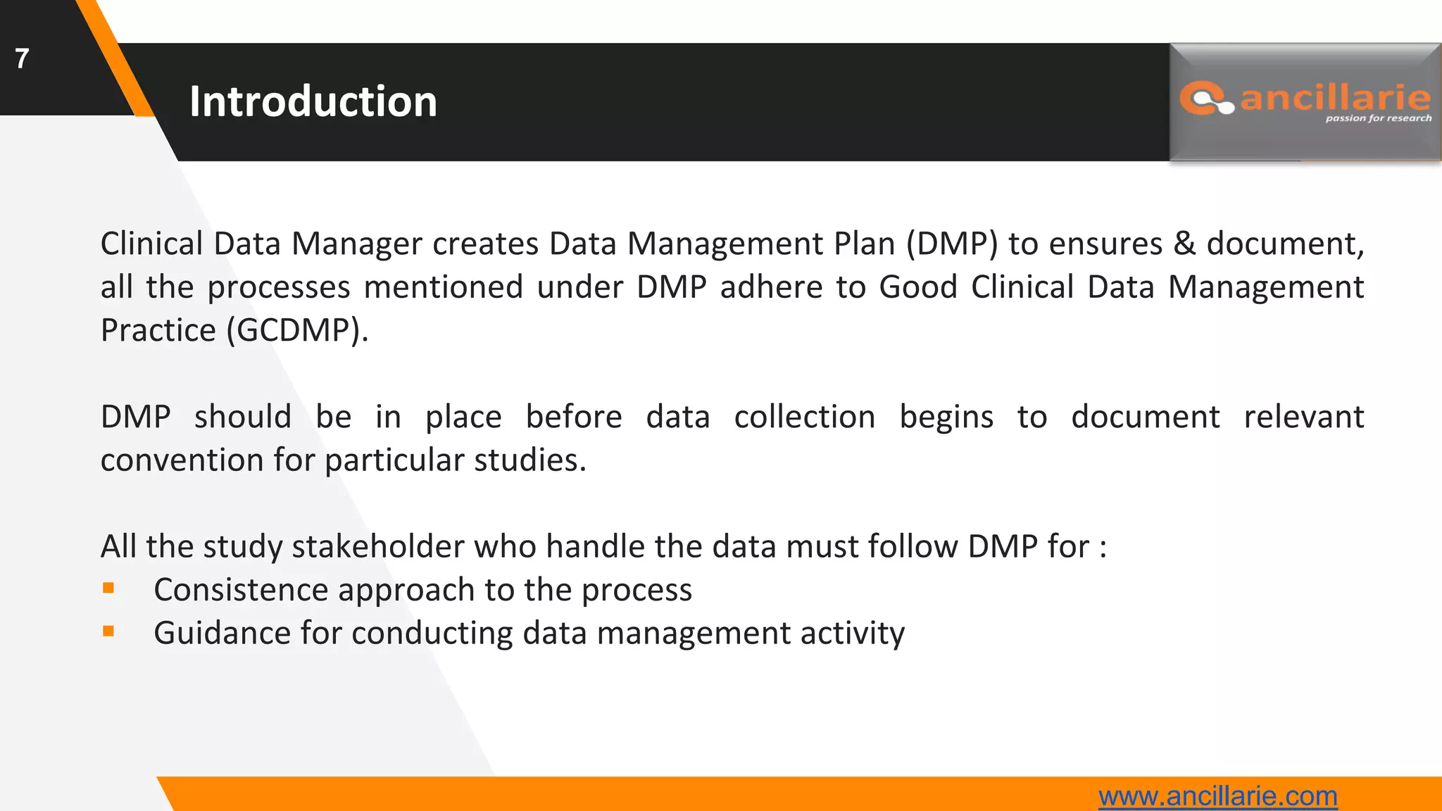 Data management plan (important components and best practices) final v ...