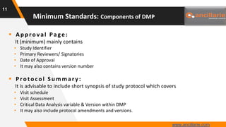Data management plan (important components and best practices) final v ...